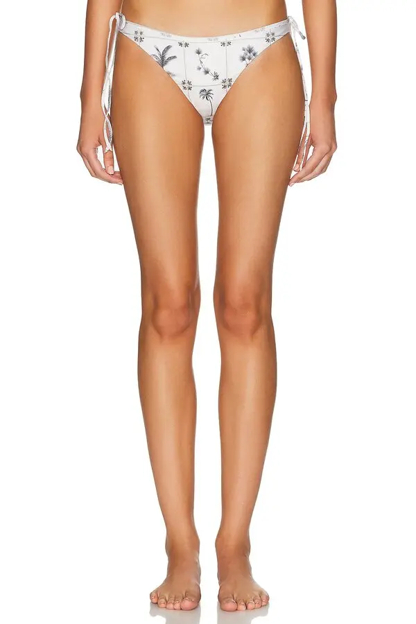 Agua Bendita Ocaso Bikini Bottom In Ivory