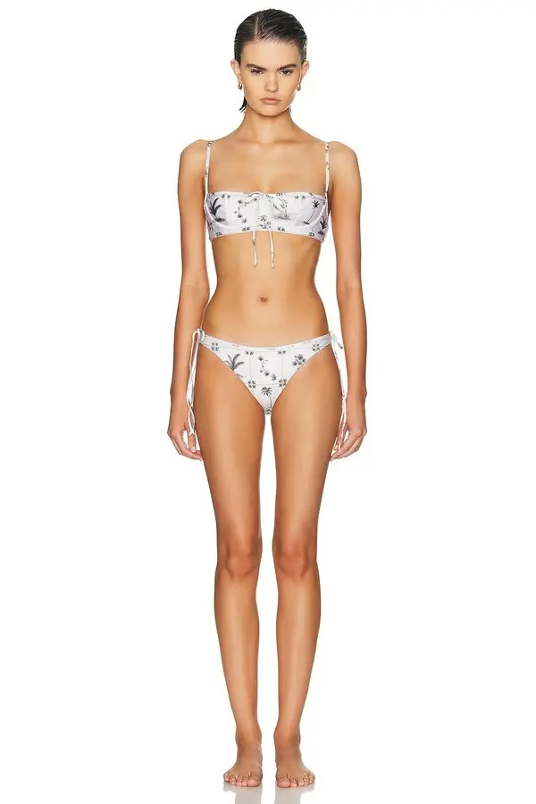 Agua Bendita Ocaso Bikini Bottom In Ivory
