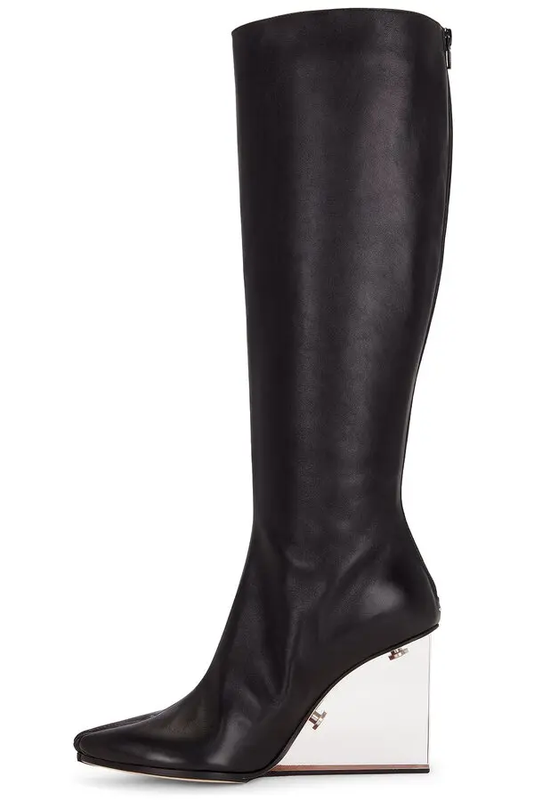 MAISON MARGIELA Tabi Claw Plexi Knee High Boot - Black