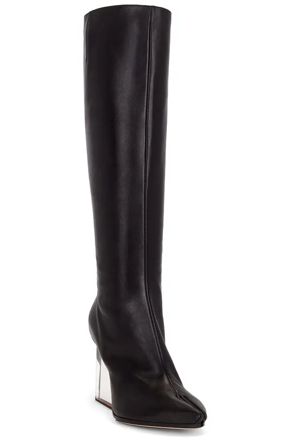 MAISON MARGIELA Tabi Claw Plexi Knee High Boot