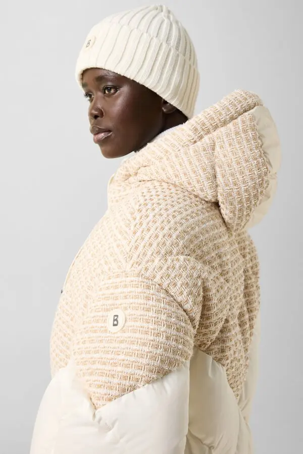 Bogner Sheryl Down Jacket With Hood And Knitted Panels