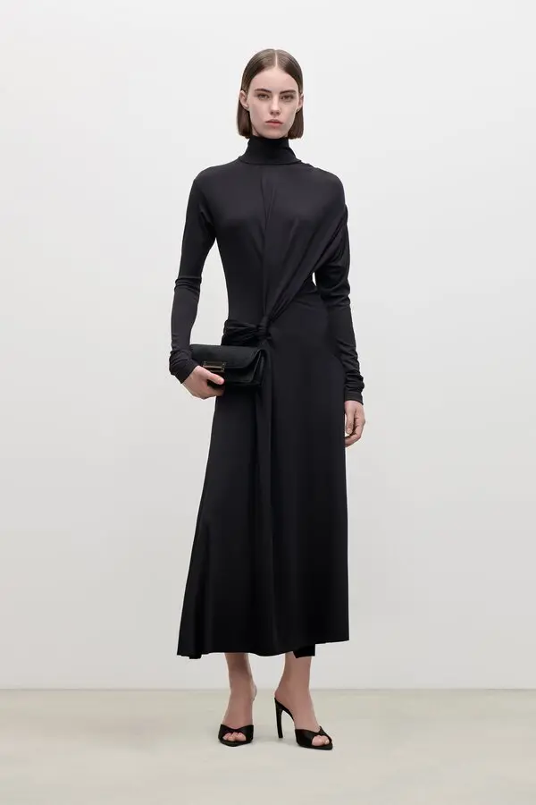 Victoria Beckham Letice Midi Dress - Black