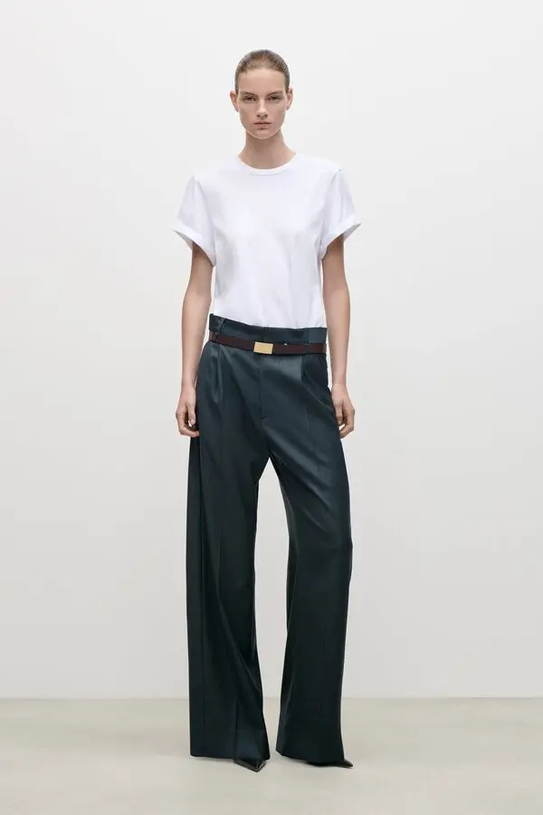 Victoria Beckham Ethel Trouser - Green