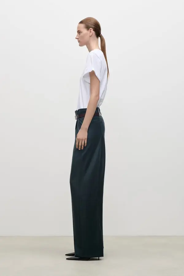 Victoria Beckham Ethel Trouser - Green