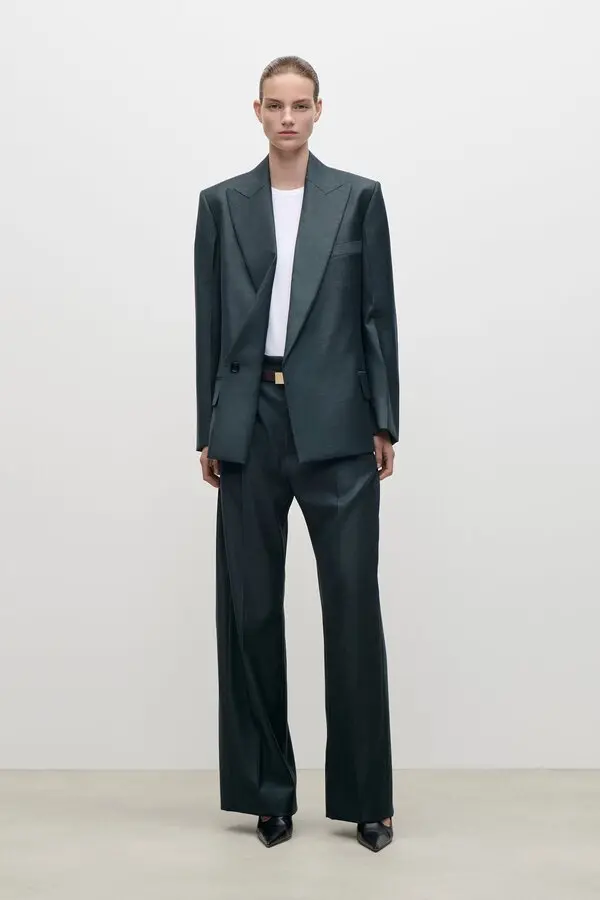 Victoria Beckham Sculptural Layered Jacket