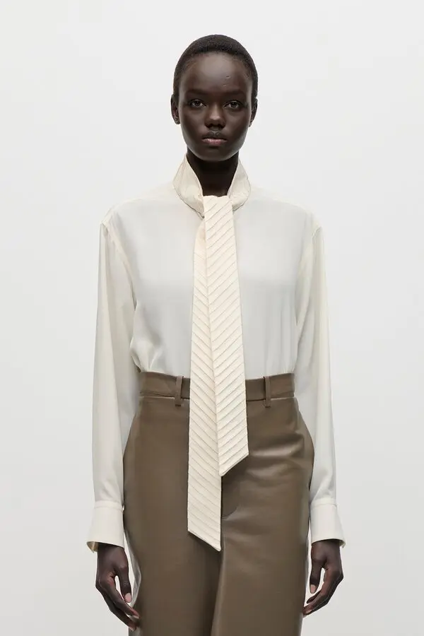 Victoria Beckham Scarf Detail Blouse