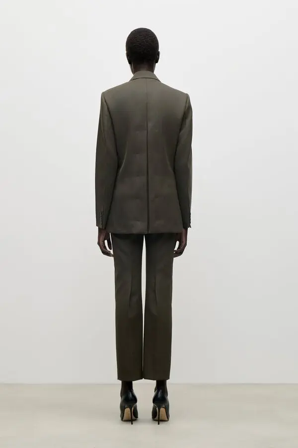 Victoria Beckham Single Breasted Jacket - Green