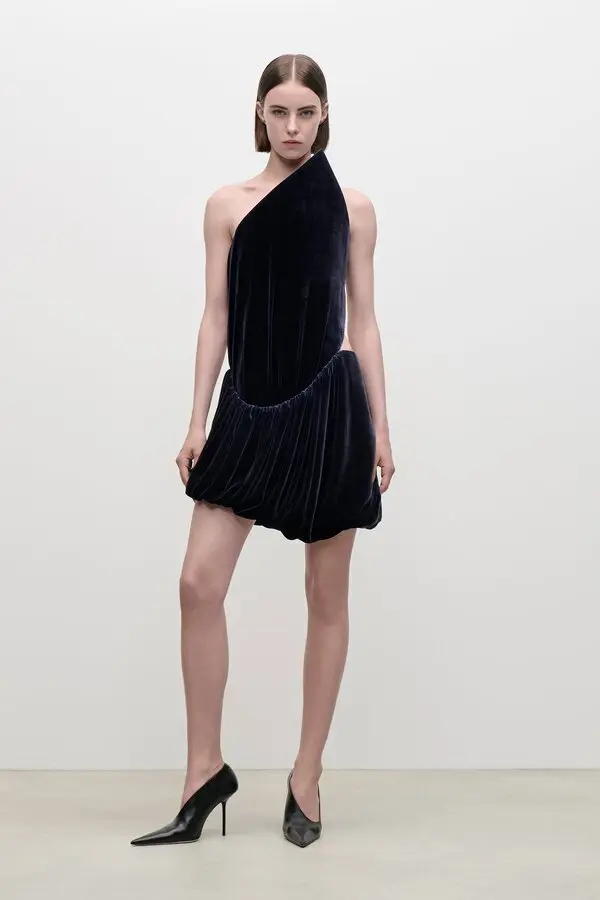 Victoria Beckham Asymmetric Mini Dress