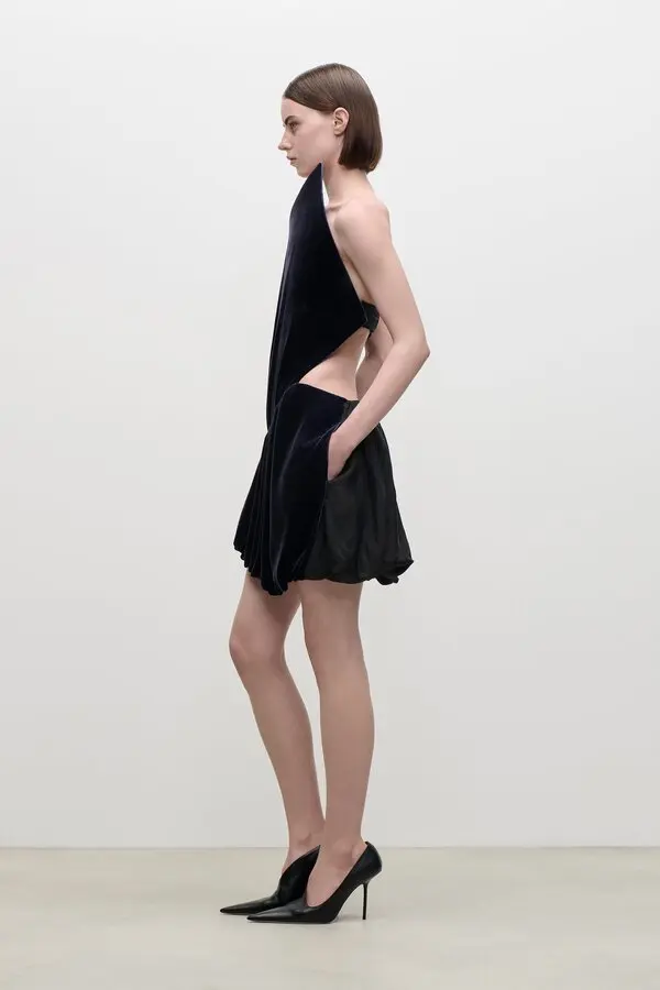 Victoria Beckham Asymmetric Mini Dress