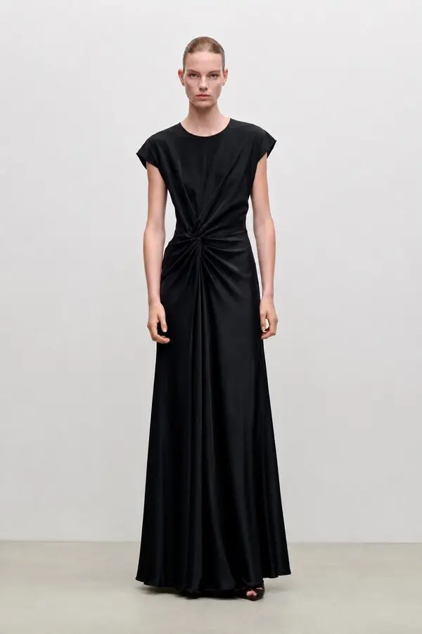 Victoria Beckham Aria Gown - Black