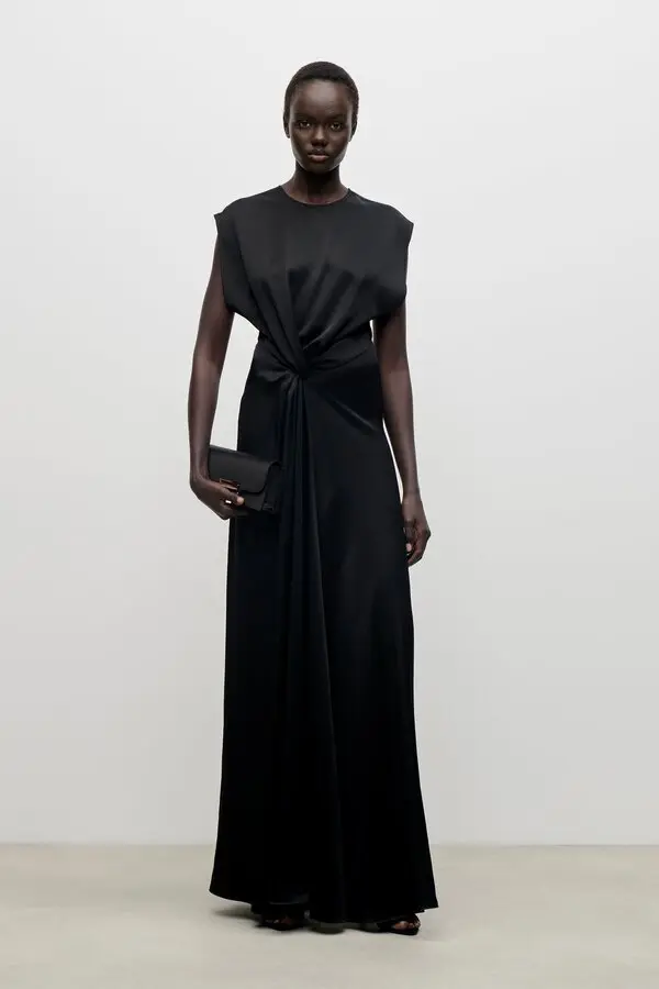 Victoria Beckham Aria Gown - Black