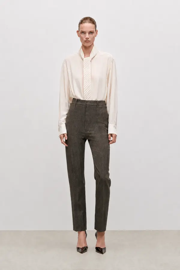 Victoria Beckham Extended Pocket Trouser - Green