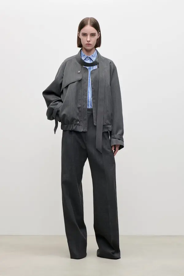 Victoria Beckham Scarf Bomber Jacket