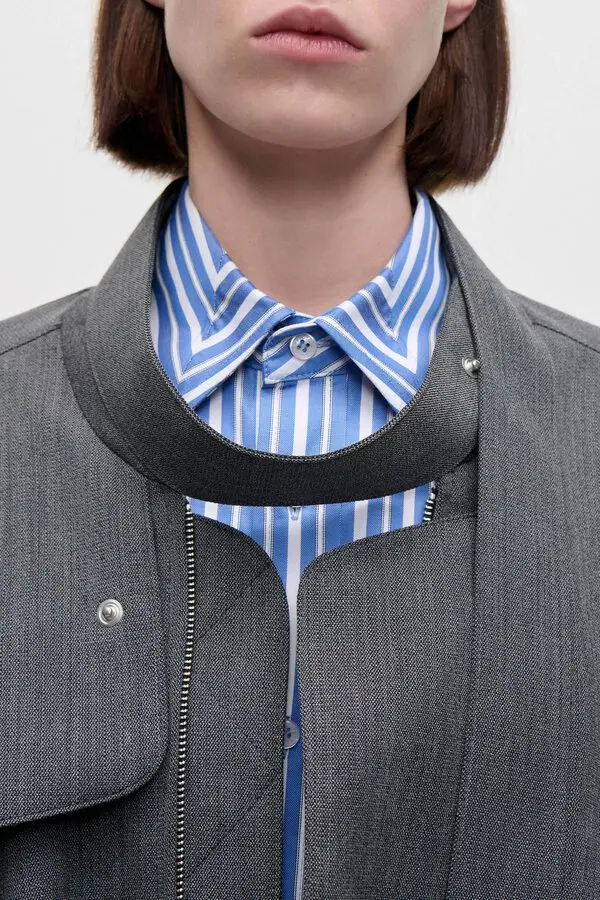 Victoria Beckham Scarf Bomber Jacket