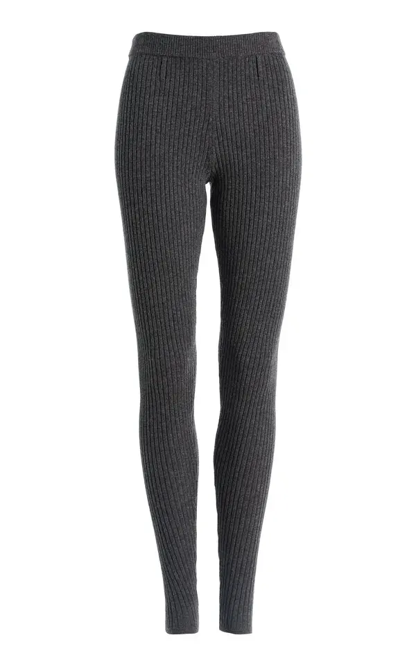 THE GARMENT Como Wool-cashmere Skinny Pants - Grey