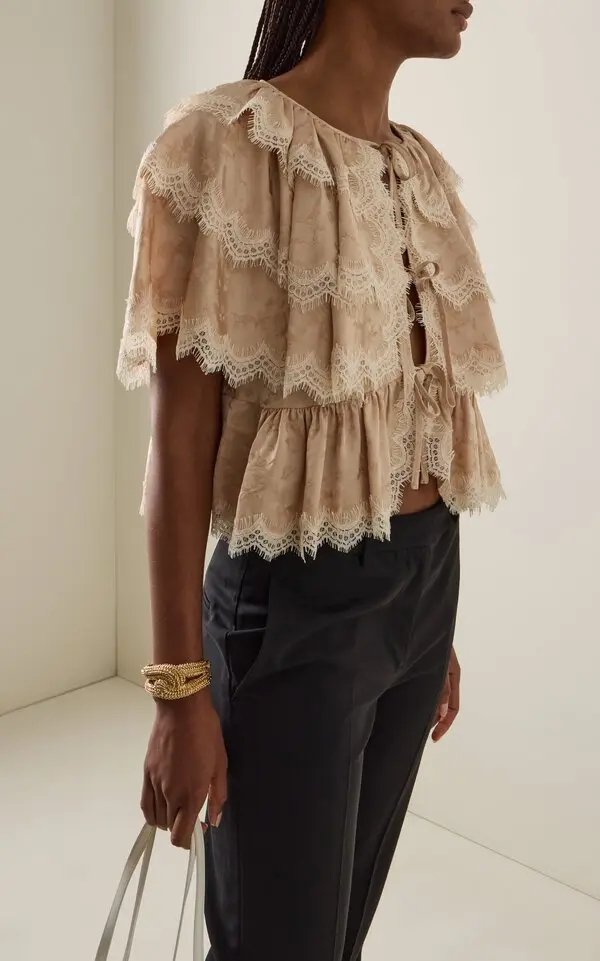 Sea Shay Lace Tie Top