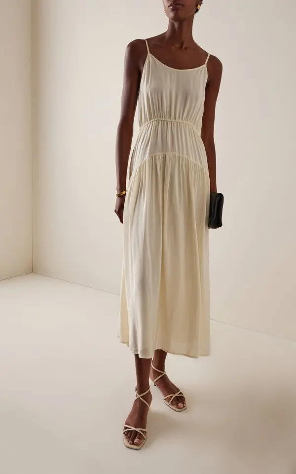 Sea Carlotta Embellished Midi Cape Dress