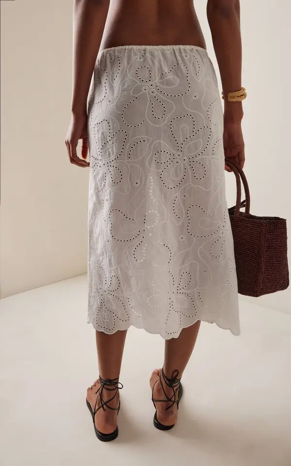 Onia Drawstring Midi Skirt