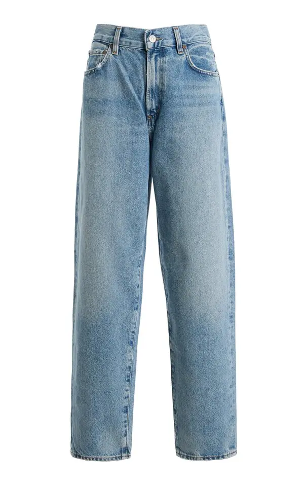 Citizens Of Humanity The Taper Rigid Mid-rise Wide-leg Jeans - Light Wash