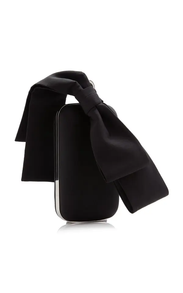 Givenchy Vertical Bow Silk-blend Minaudiere Bag