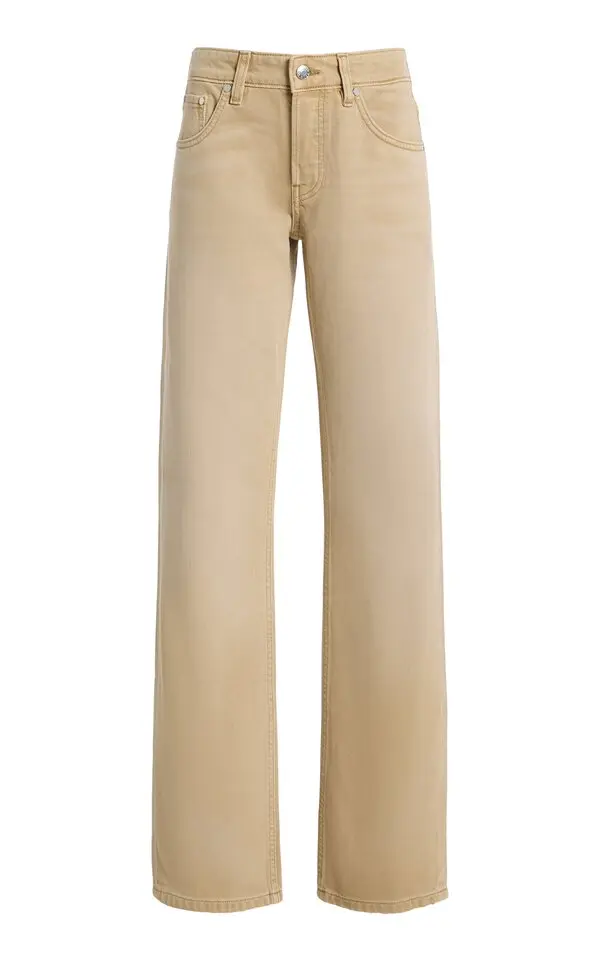 EB DENIM Ariel Wedgie Straight-leg Jeans - Neutral
