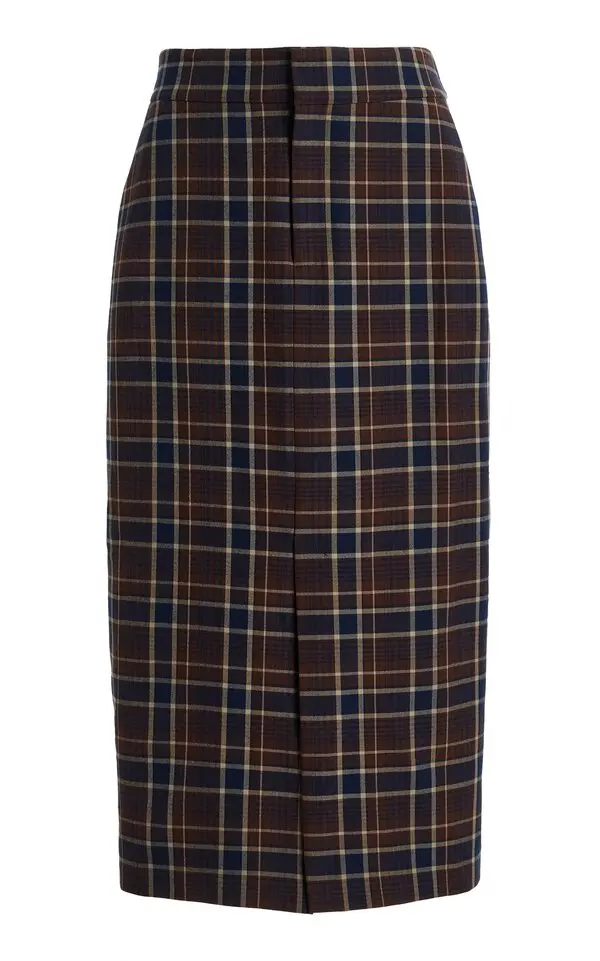 FAVORITE DAUGHTER The Meyer Midi Skirt - Plaid
