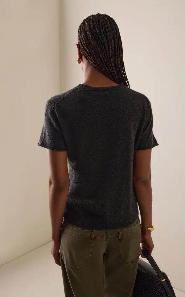 DL1961 Cashmere Knit Tee - Grey
