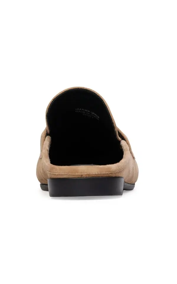 BLACK SUEDE STUDIO Gabby Suede Backless Loafers