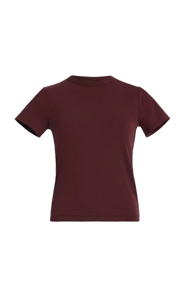 DL1961 Shrunken V-neck T-shirt - Red