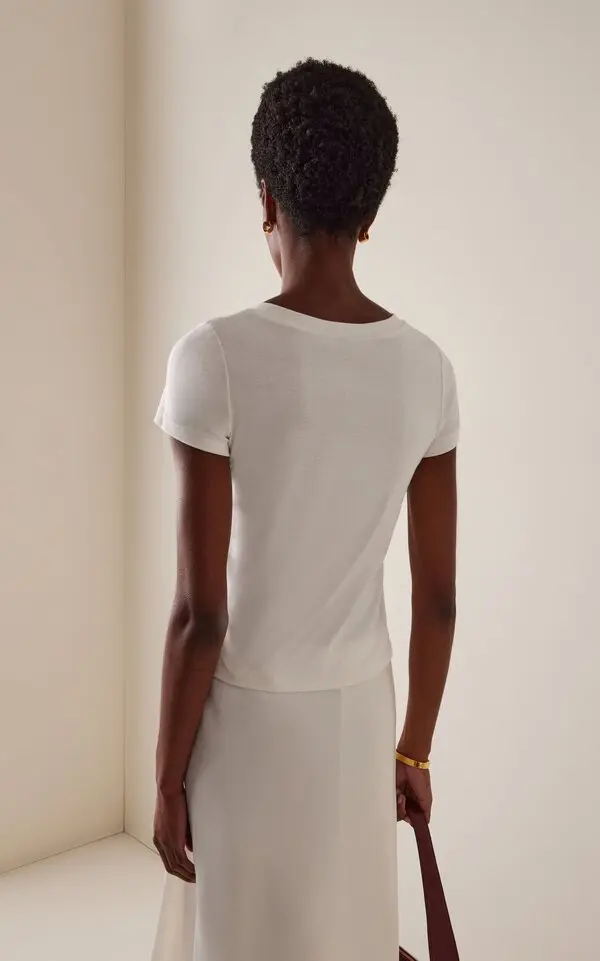 DL1961 Shrunken Tee - White