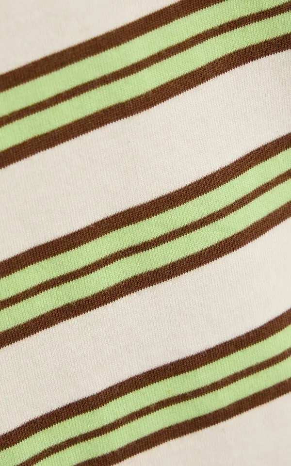SANDERLAK Striped Cotton T-shirt