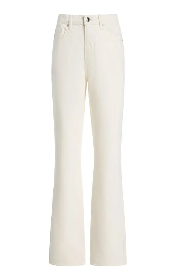 DL1961 Cate Classic Straight Highluxe™ Jeans - White