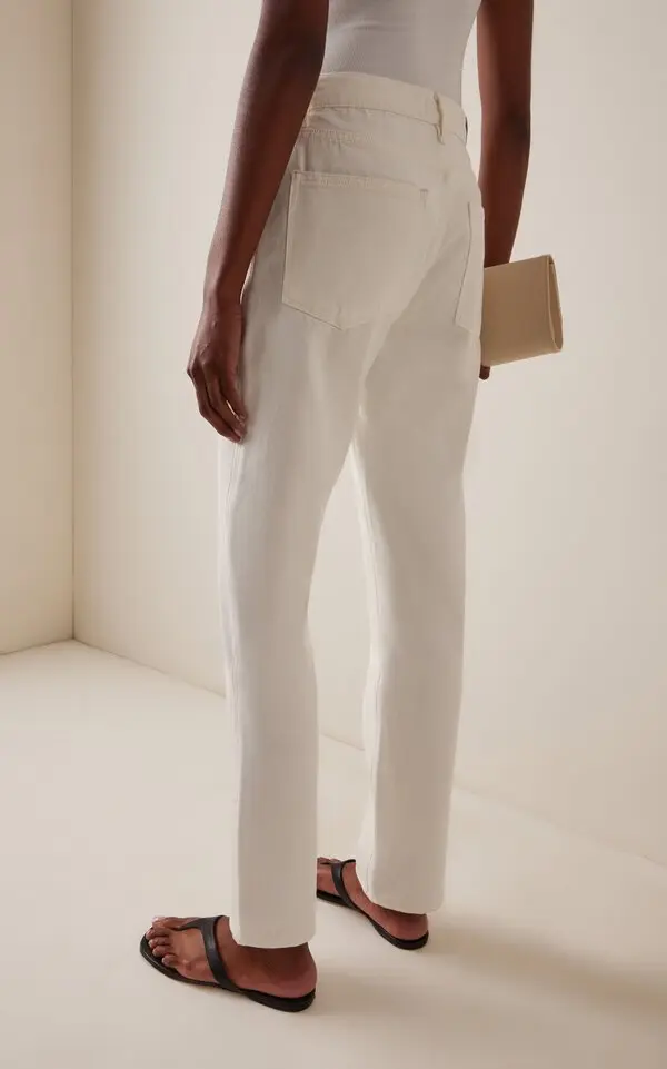 DL1961 Cate Classic Straight Highluxe™ Jeans - White