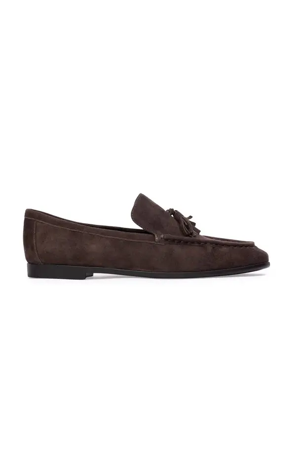 BLACK SUEDE STUDIO Finn Suede Loafers