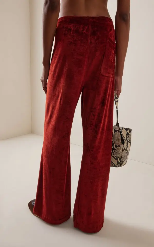 SANDERLAK Velvet Flared Pants