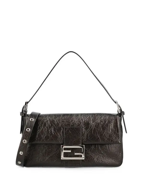 Fendi Baguette 26424 Jamie In Calf Leather - Black