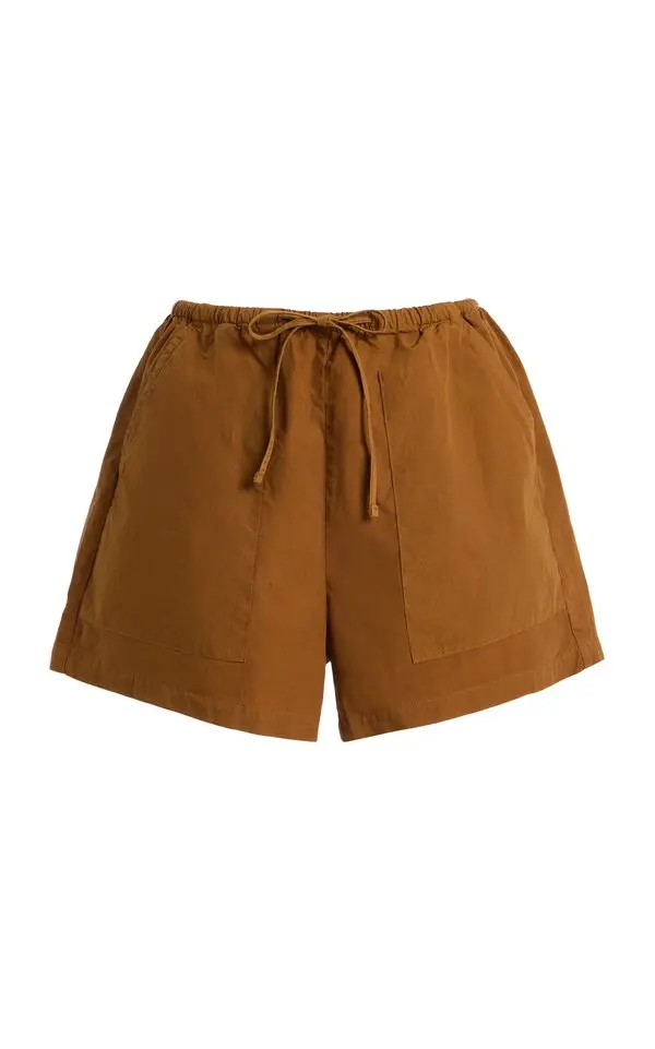 LESET Kyoto Cotton Pocket Shorts - Orange