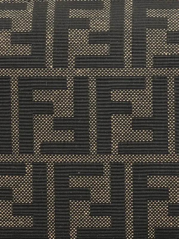 Fendi Ff Zucca Jacquard Small Zip Top Bag