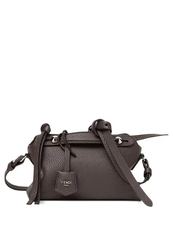Fendi By The Way Soft Mini In Ebony Leather