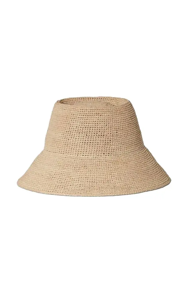 Janessa Leoné Felix Raffia Bucket Hat