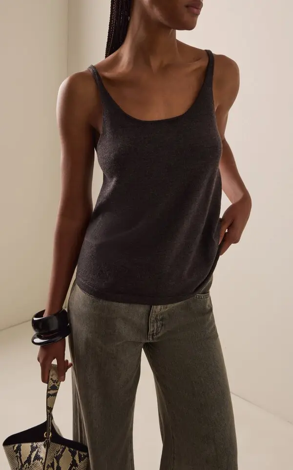 DL1961 Scoop Neck Merino Wool Knit Tank