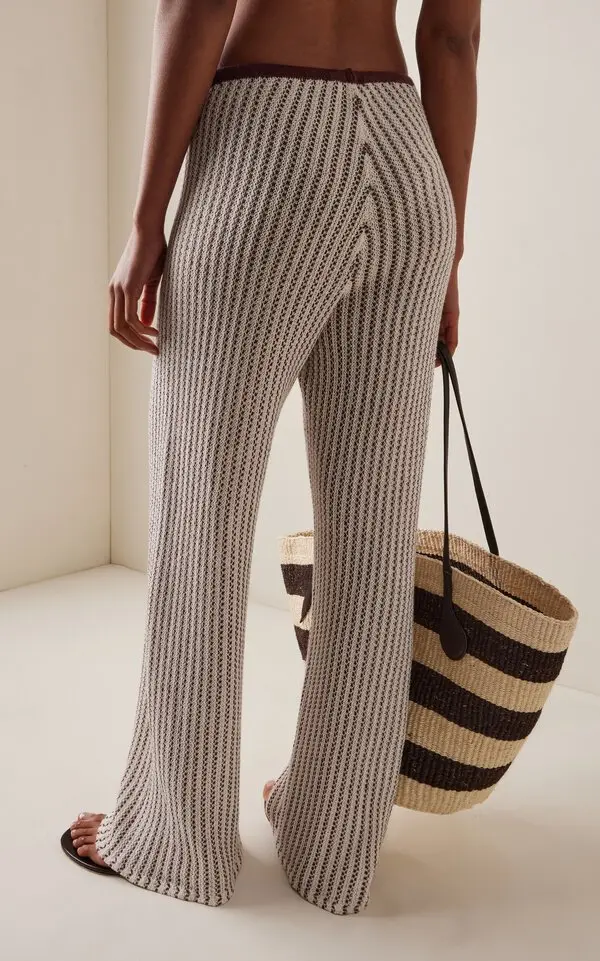 Onia Crochet Knit Drawstring Pant