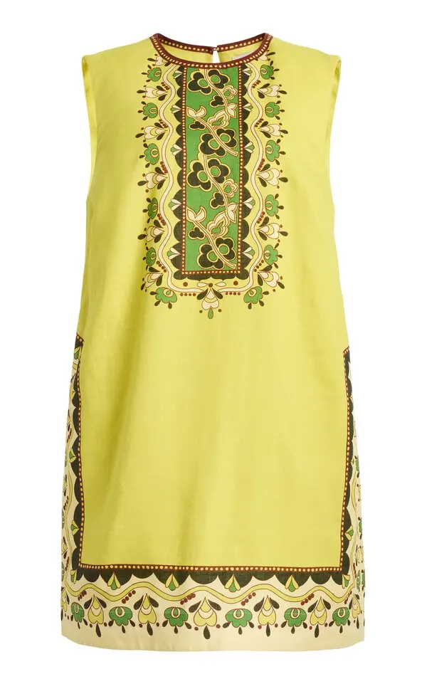 ALEMAIS Bridgette Linen Mini Dress