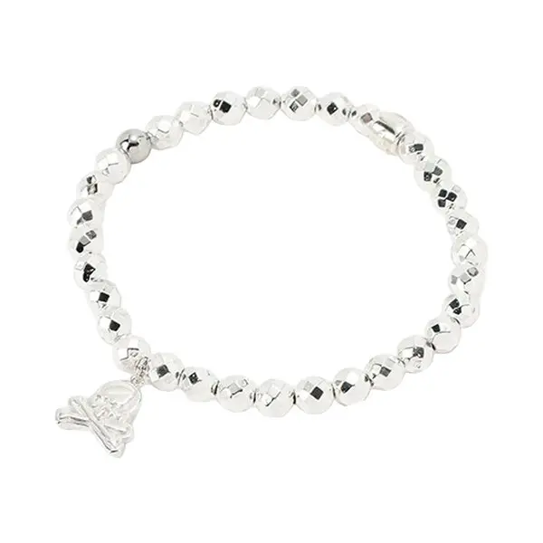 MASTERMIND WORLD Plating On Hematite Bracelet - Silver