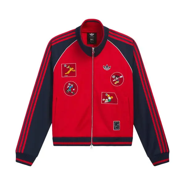 Adidas X Brain Dead X Disney Track Top 'better Scarlet