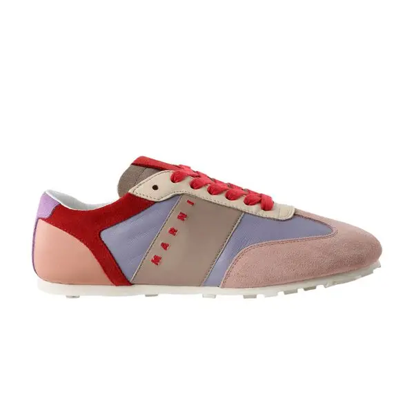 Marni Wmns Lace-up Sneaker 'light Lilac Orange