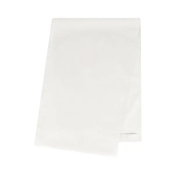 AMOMENTO Sheer Cotton Long Scarf 'ivory - White