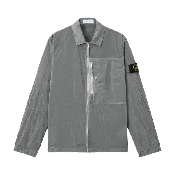 Stone Island Nylon Metal Econyl Overshirt 'pearl
