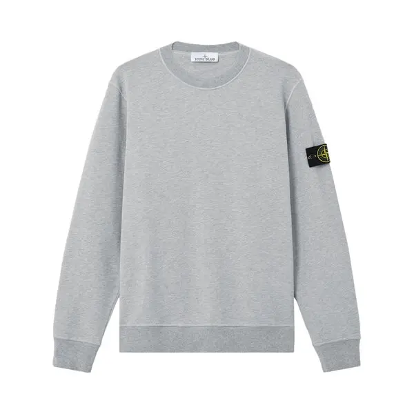 Stone Island Organic Cotton Fleece Sweatshirt