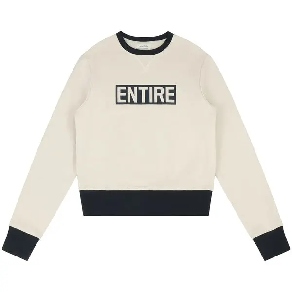ENTIRE STUDIOS Contro Crew Neck Sweatshirt 'nautical